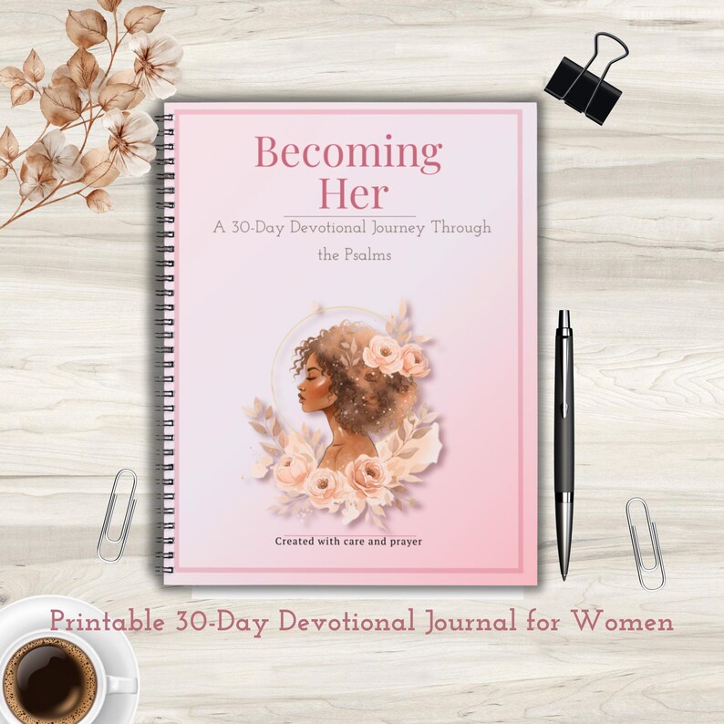 Becoming Her-printable Christian Devotional Journal for Women-30-day ...