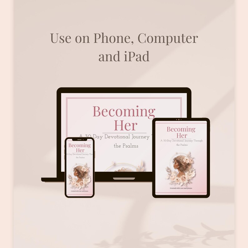 Becoming Her-printable Christian Devotional Journal for Women-30-day ...