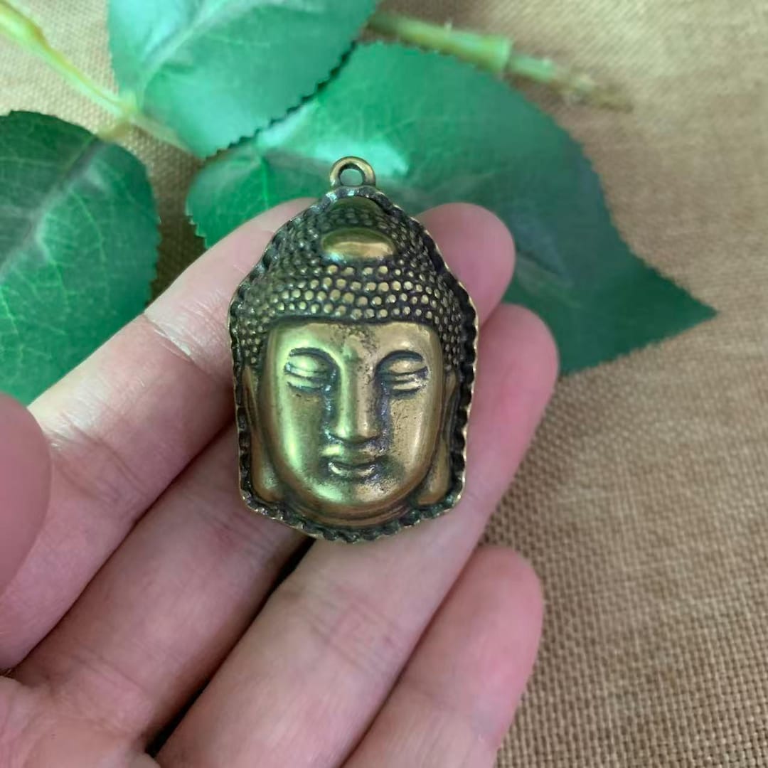Handmade Copper Tathagata Buddha Head , Nepalese Buddhist Vintage ...