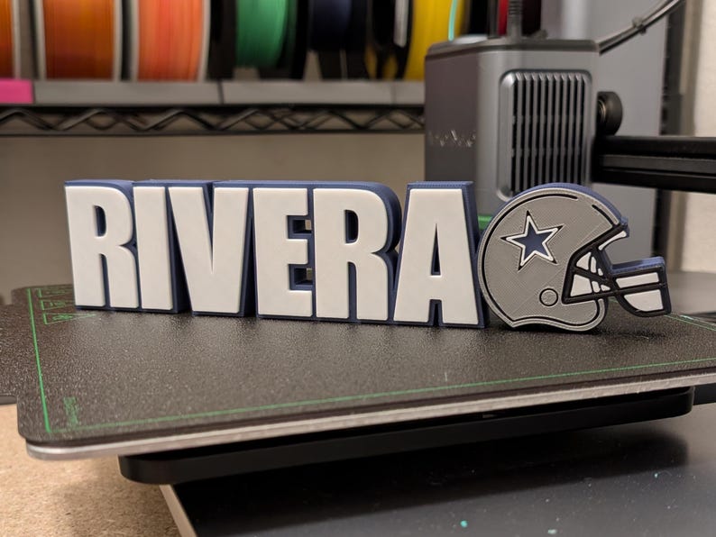 Custom 3D Printed Business Logo Sign: Personalized Desk Decor - Etsy