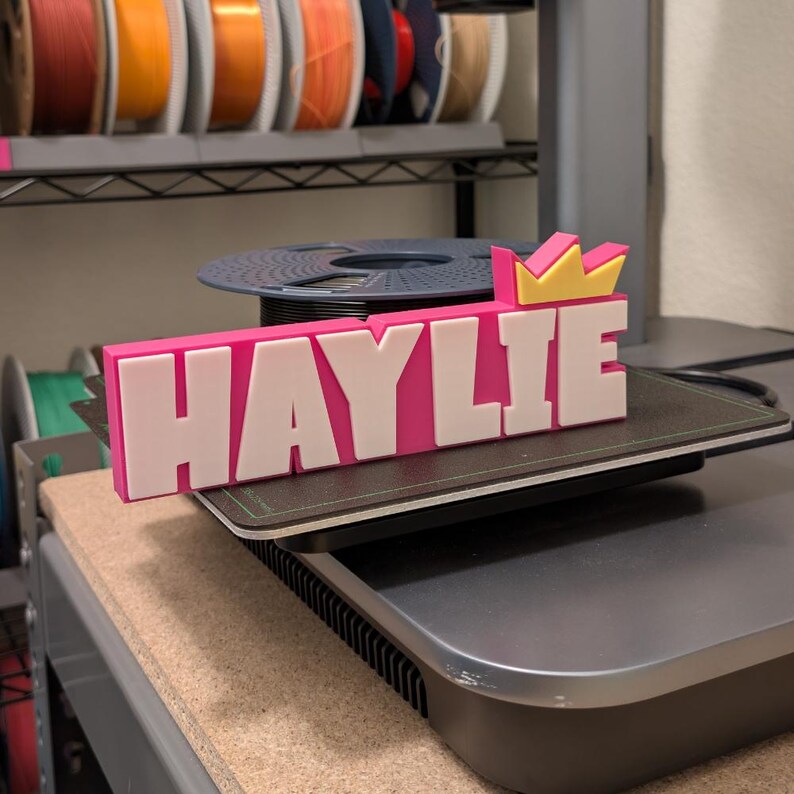 Custom Fairly Oddparents Inspired Name Sign | 3D Printed Personalized ...