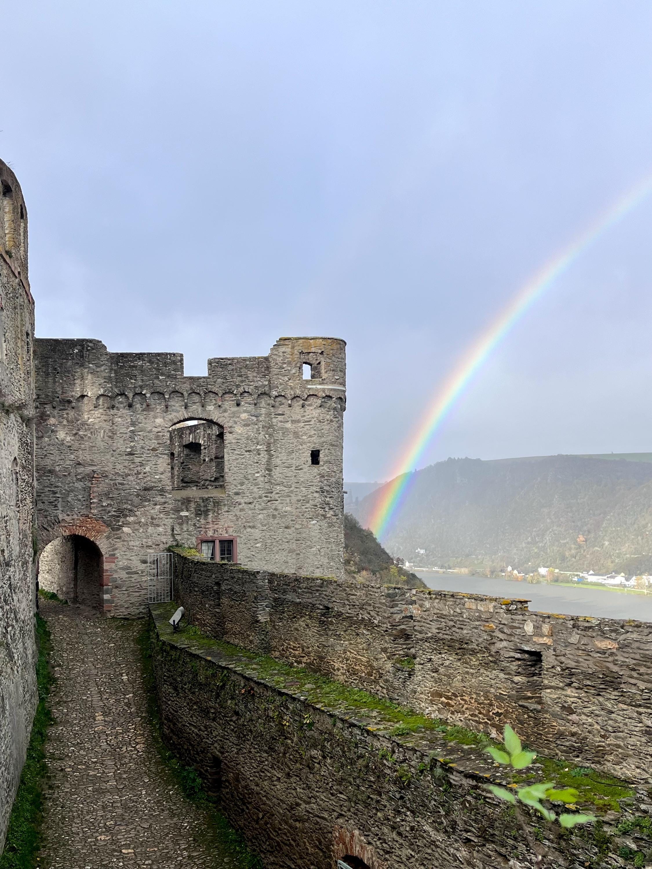 Double Rainbow Castle Ruins Germany - Etsy