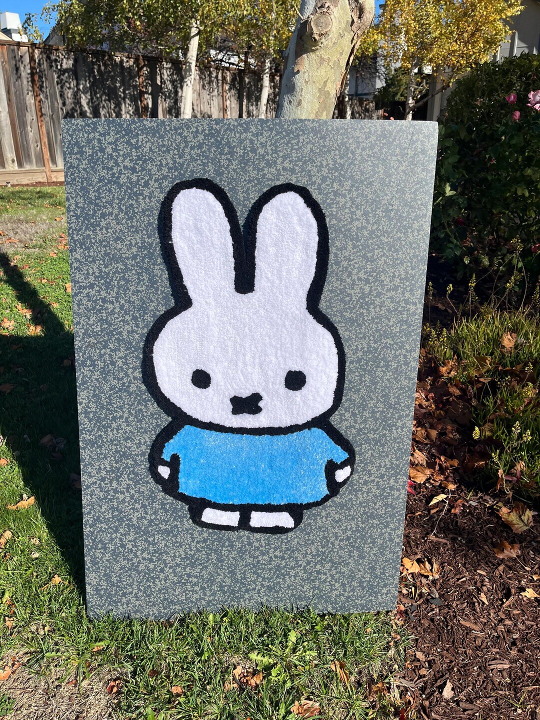 Tufting, Miffy, Sanrio, Rugs, Soft, Customize, Cute, Yarn, Gift, - Etsy