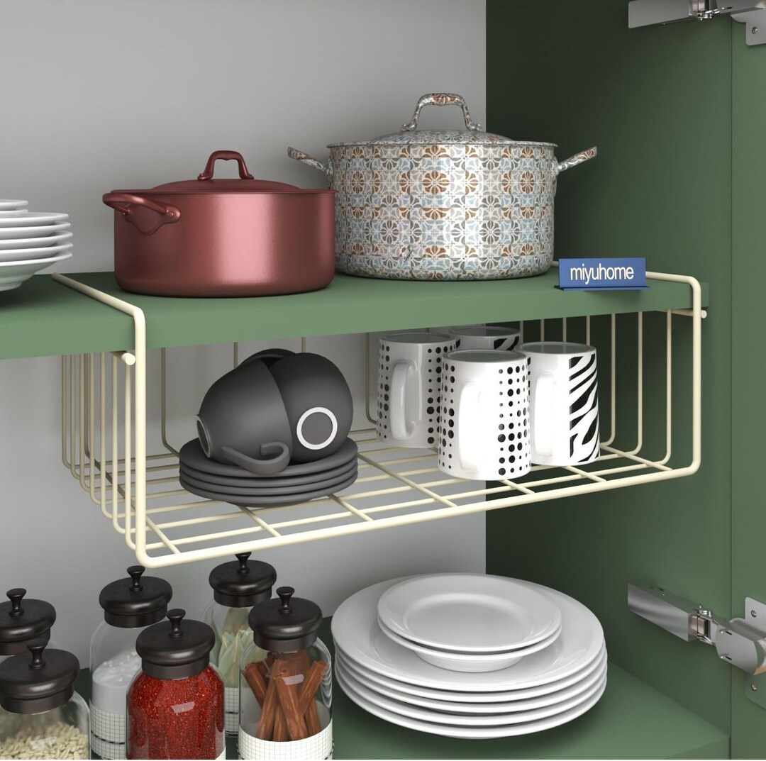 Hanging Kitchen Organizer Shelf, Cabinet Storage, Multi-purpose ...