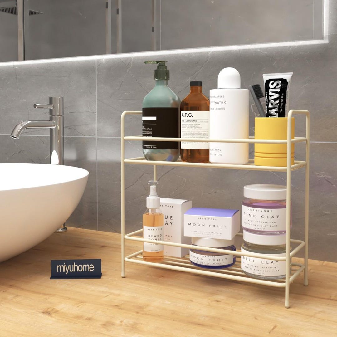 2-tier Spice Rack – Countertop and Cabinet Organizer for Kitchen and ...