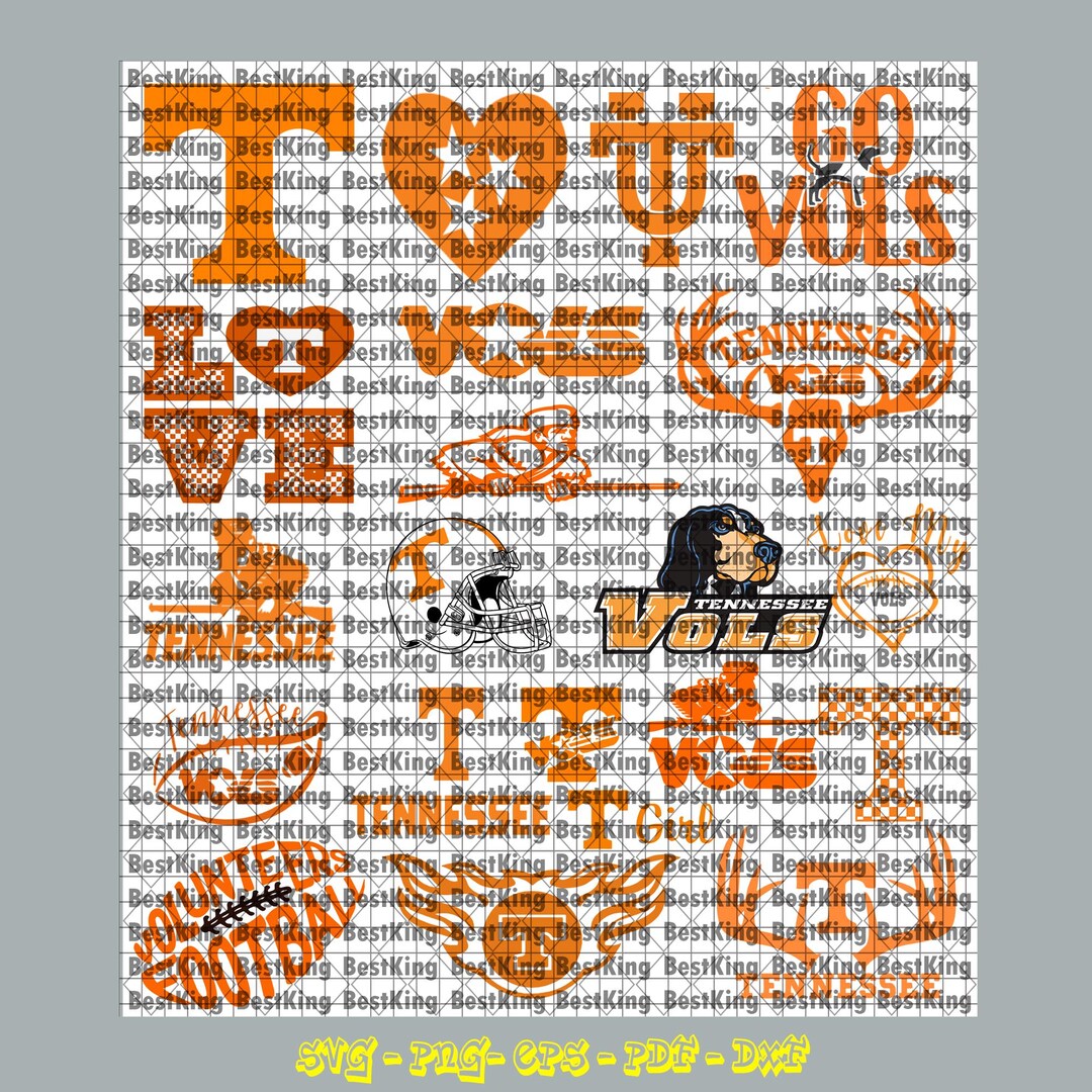 Best Bundle 45 - Tennessee-vols-logo SVG, Best Layered File, Game Day ...