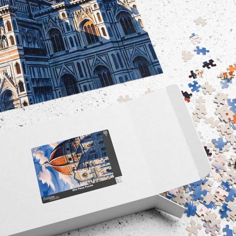 Cathedral of Santa Maria Del Fiore Florence - Adult Jigsaw Puzzle - Etsy