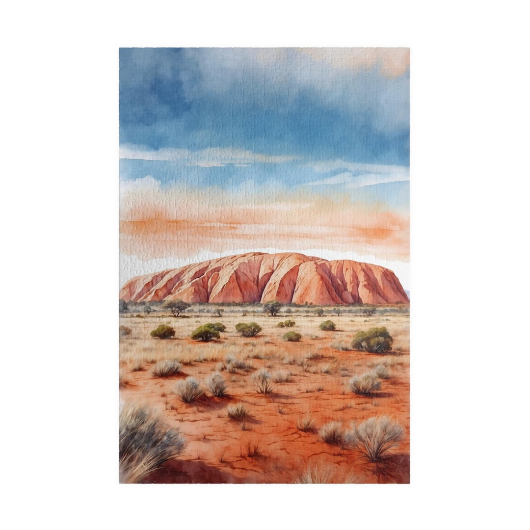 Uluru Australia Jigsaw Puzzle, Puzzle for Adults, 1000 Piece Puzzle ...