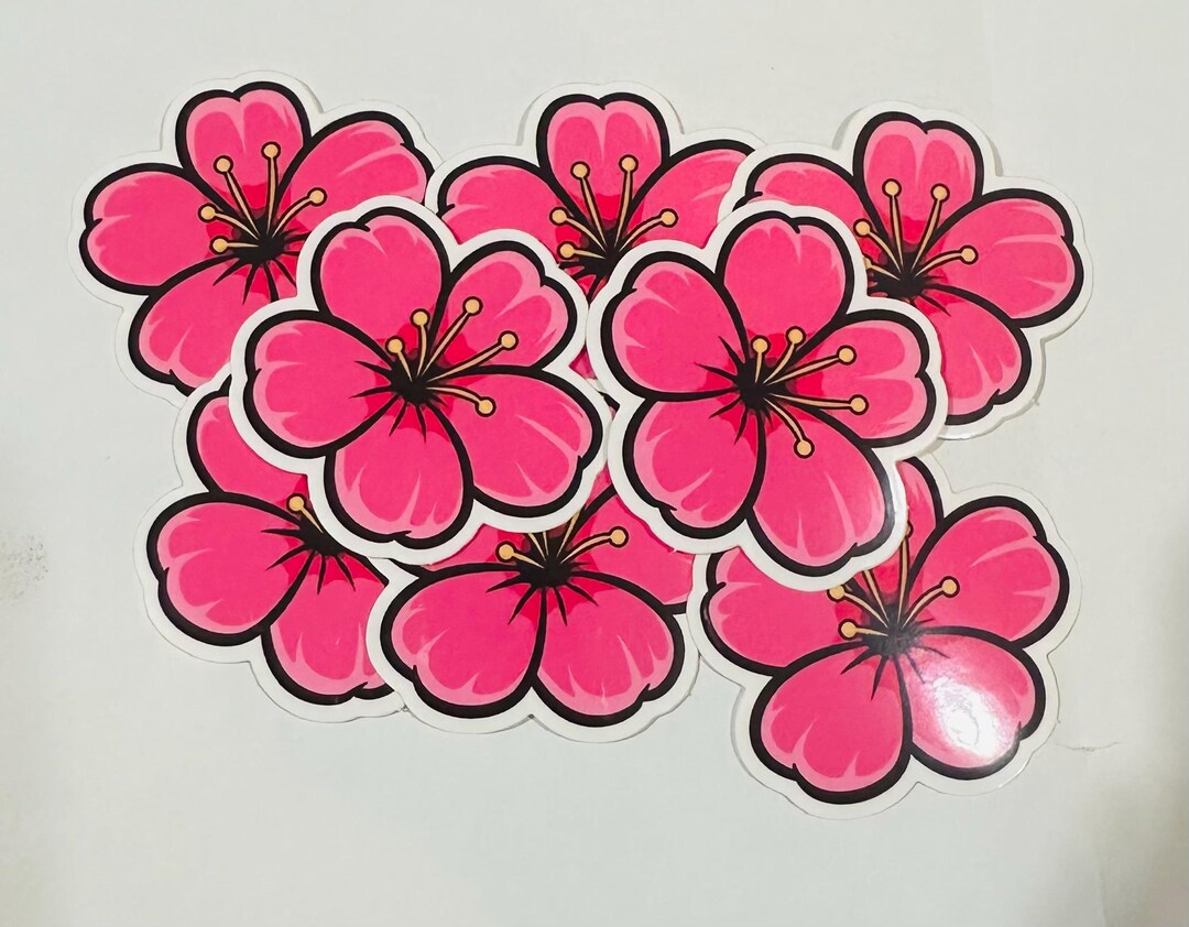 Sakura Cherry Blossom Sticker - Etsy
