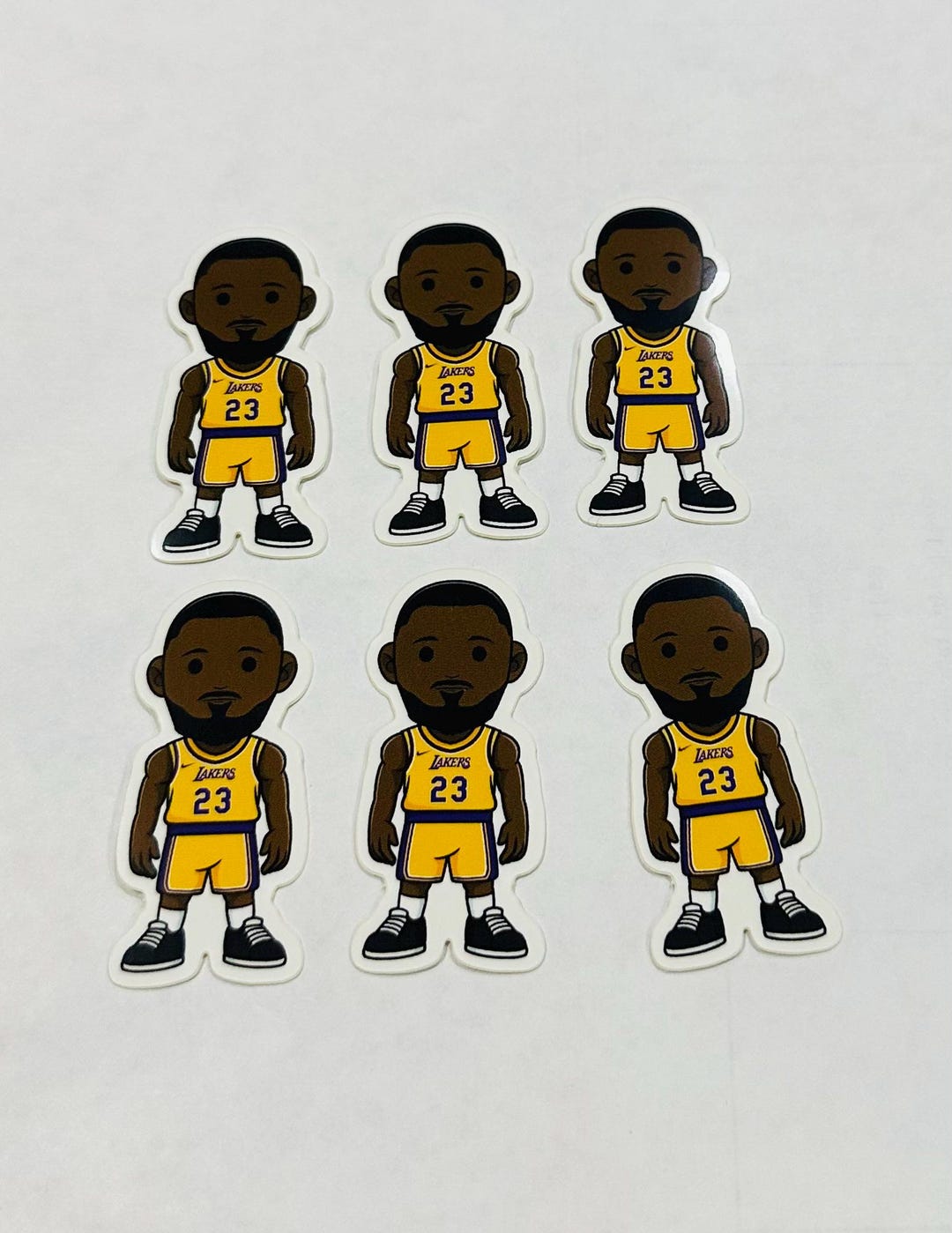 Lebron James Lakers Sticker - Etsy