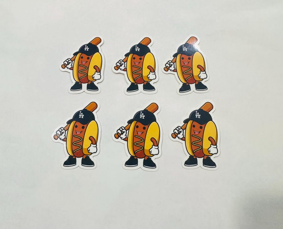 Dodger Dog Sticker - Etsy
