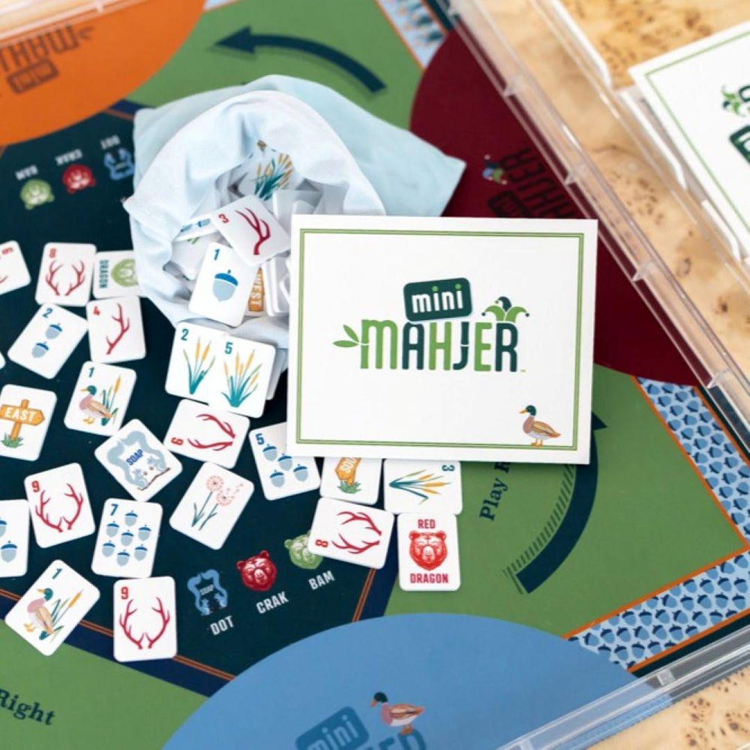 Mini Mahjer Complete Game: Woodlands Edition - Etsy