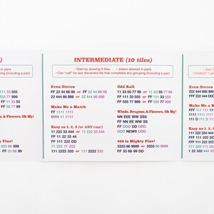 Mini Mahjer Card: Teaching Children American Mahjong - Etsy