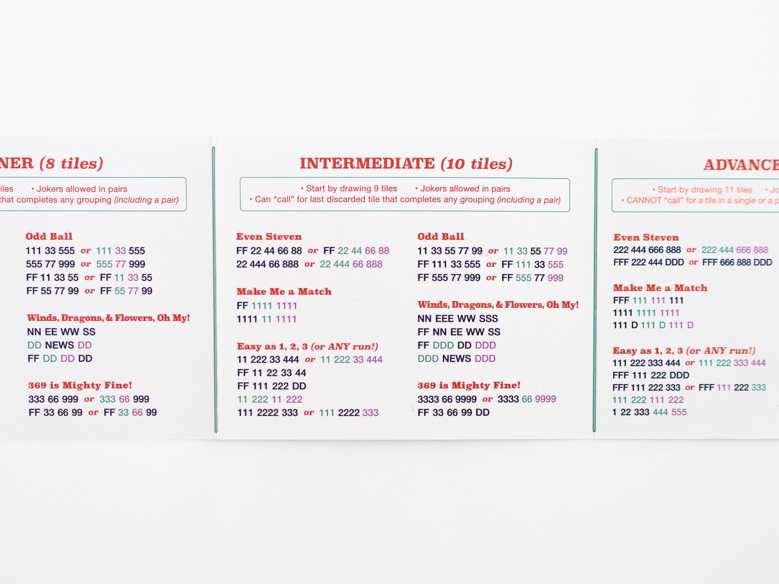 Mini Mahjer Card: Teaching Children American Mahjong - Etsy