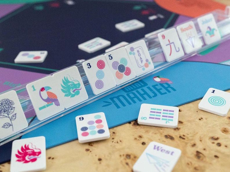 Mini Mahjer, Mahjong Made Easy for Kids and Beginners to Mahjong - Etsy