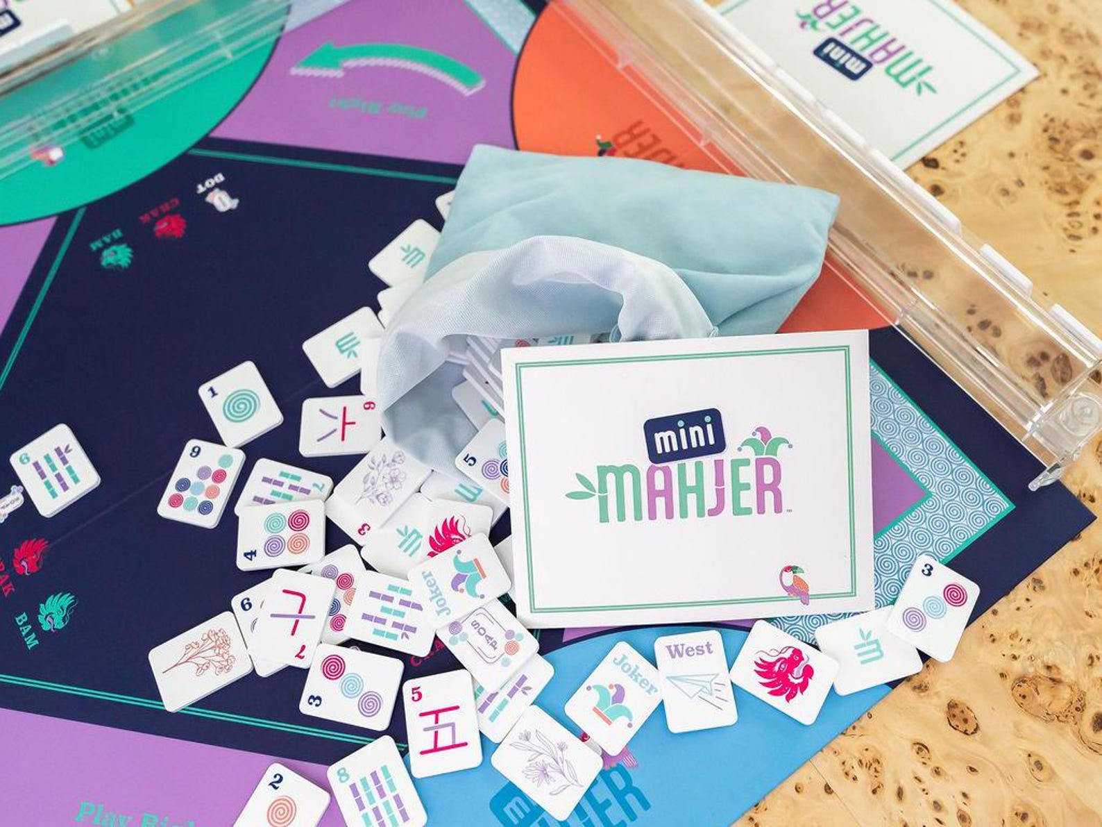 Mini Mahjer, Mahjong Made Easy for Kids and Beginners to Mahjong - Etsy