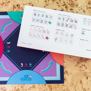 Mini Mahjer, Mahjong Made Easy for Kids and Beginners to Mahjong - Etsy