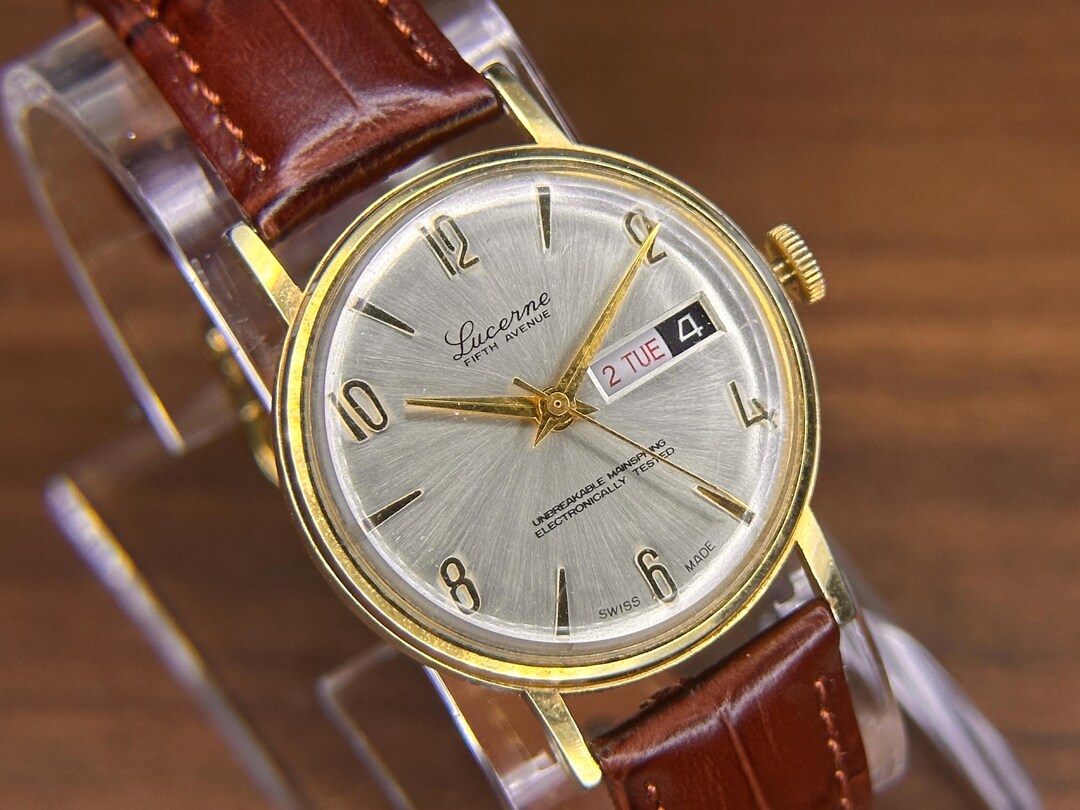 Rare Vintage Swiss Mechanical Watch - Lucerne - Estimated 1970's ...