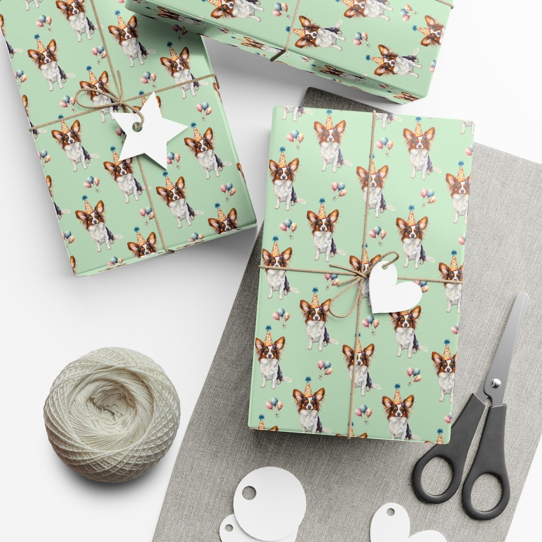 Papillon Gift Wrap Wrapping Paper Birthday - Etsy