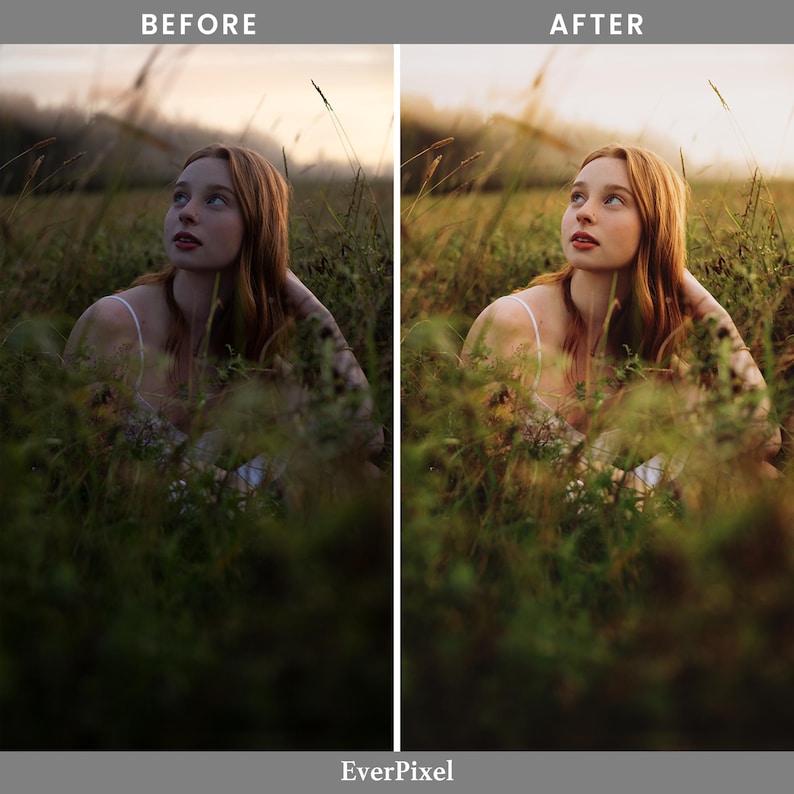 Gold & Bold Lightroom Presets: 27 Premium Golden Hour and Warm Tone ...