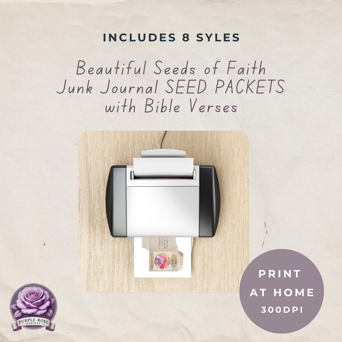 Seeds of FAITH Printable Vintage SEED PACKETS With Bible Verses, Junk ...