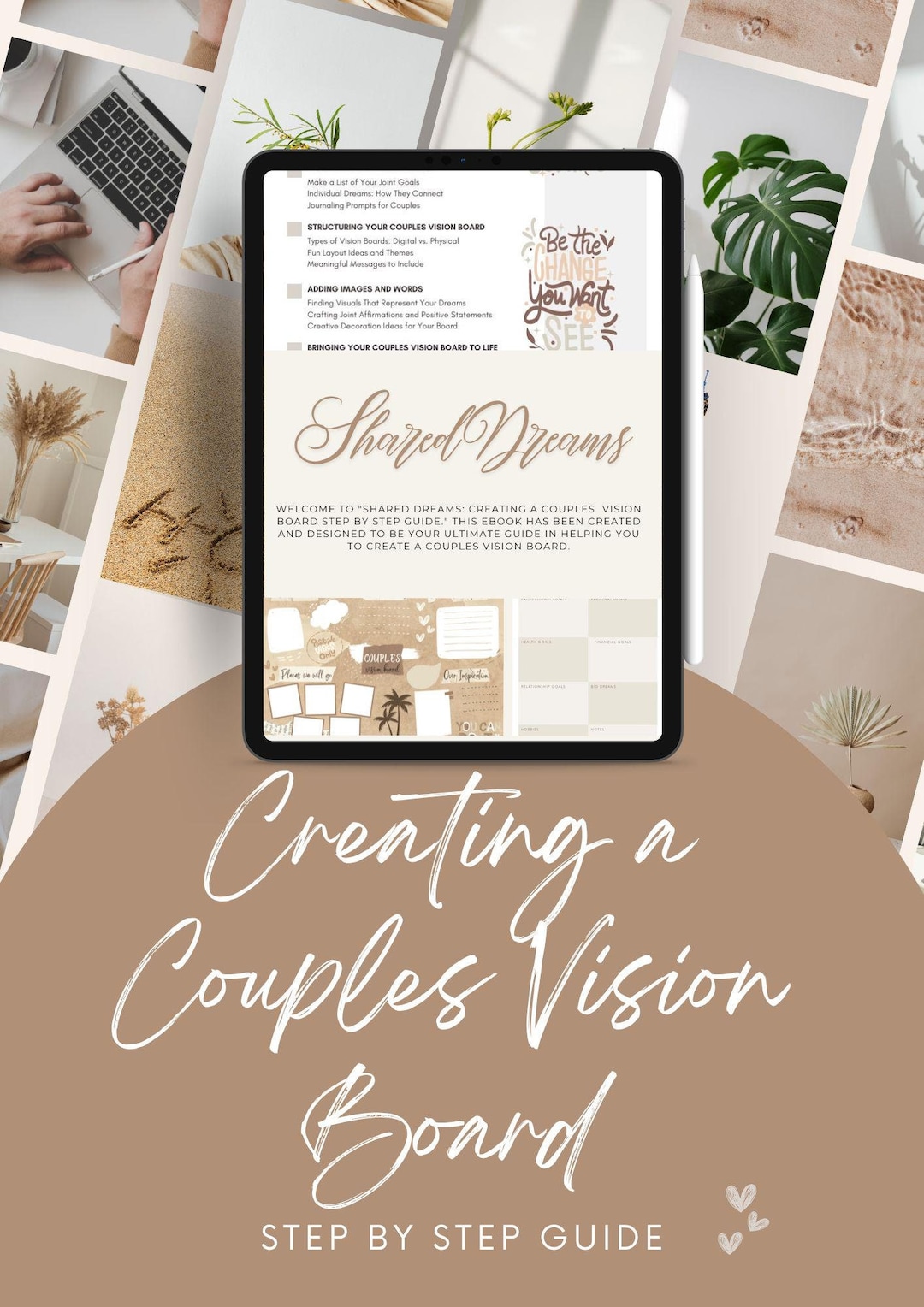 Shared Dreams Couples Vision Board Guide (ebook) - Etsy