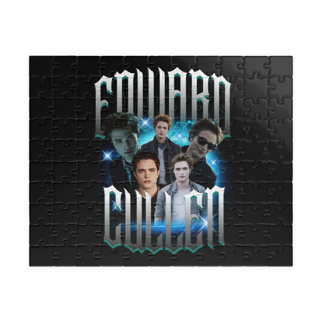 Jigsaw Puzzle, Twilight Fans Gift, Vampire Puzzle, Edward Cullen Puzzle ...