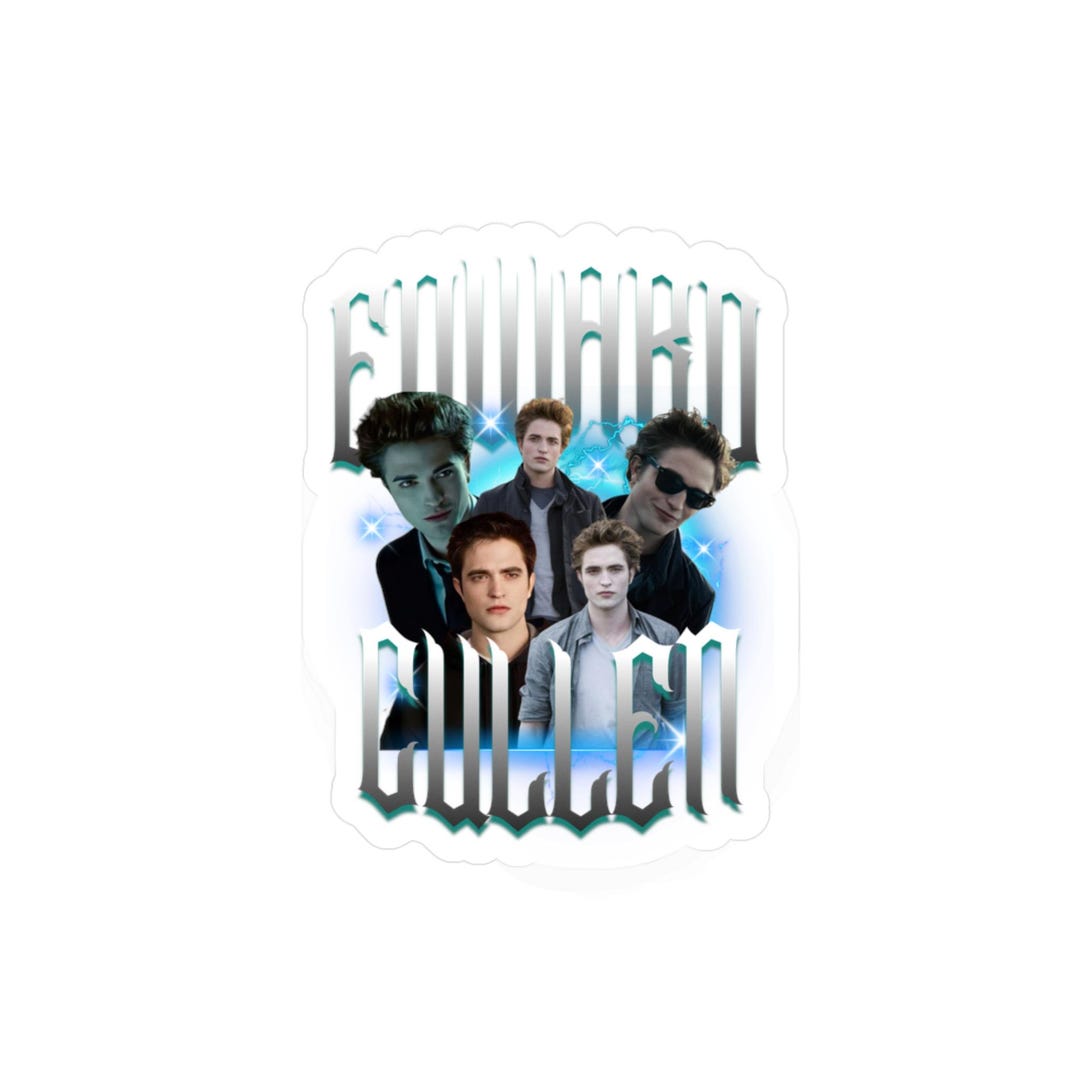 Edward Cullen Sticker Set Vampire Kiss-cut Vinyl Decals, Twilight ...