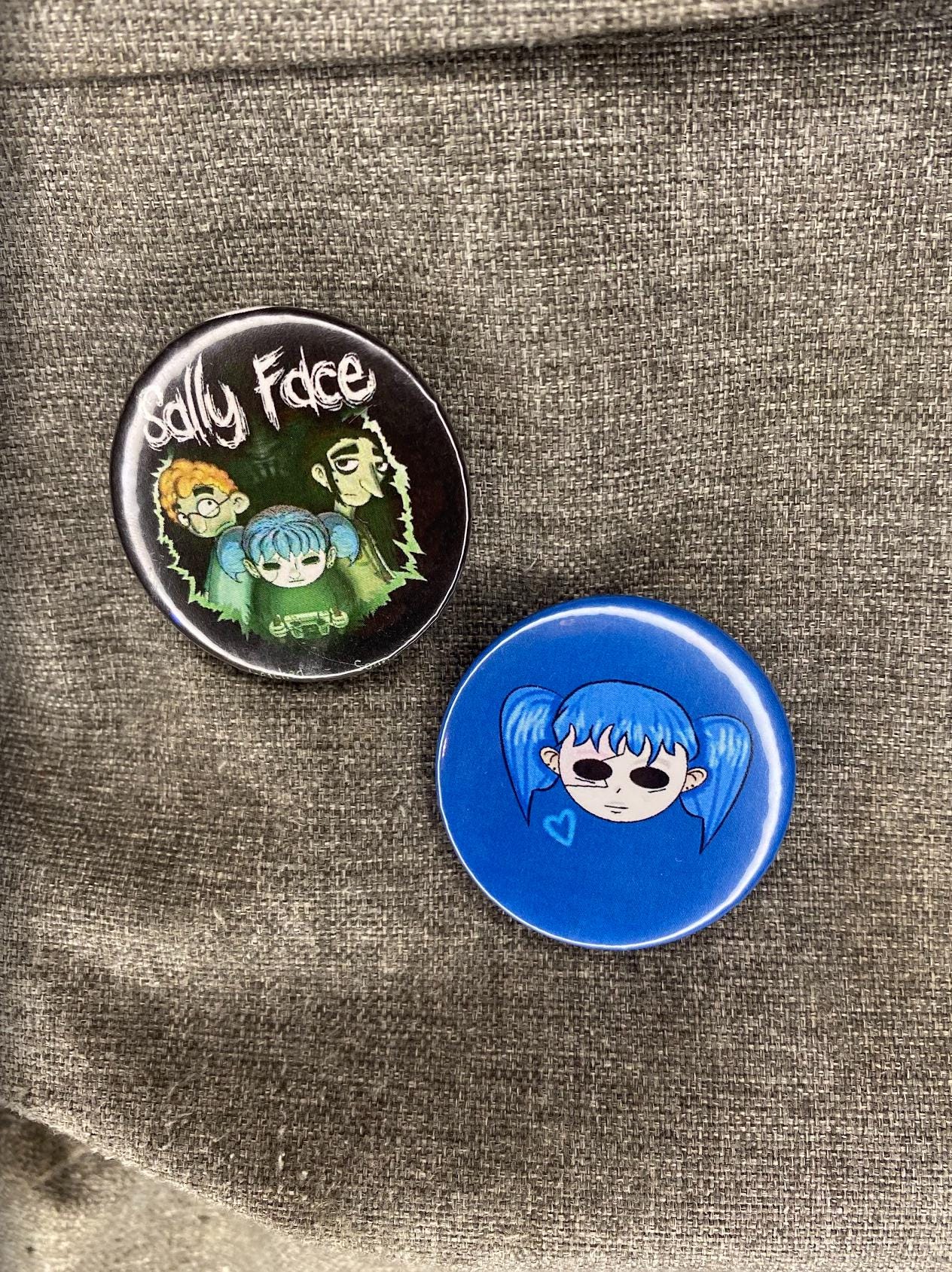 Sally Face Badge - Etsy