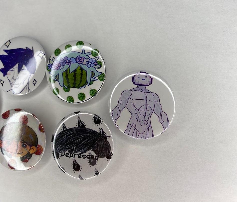 Goofy Pack Omori Badge - Etsy