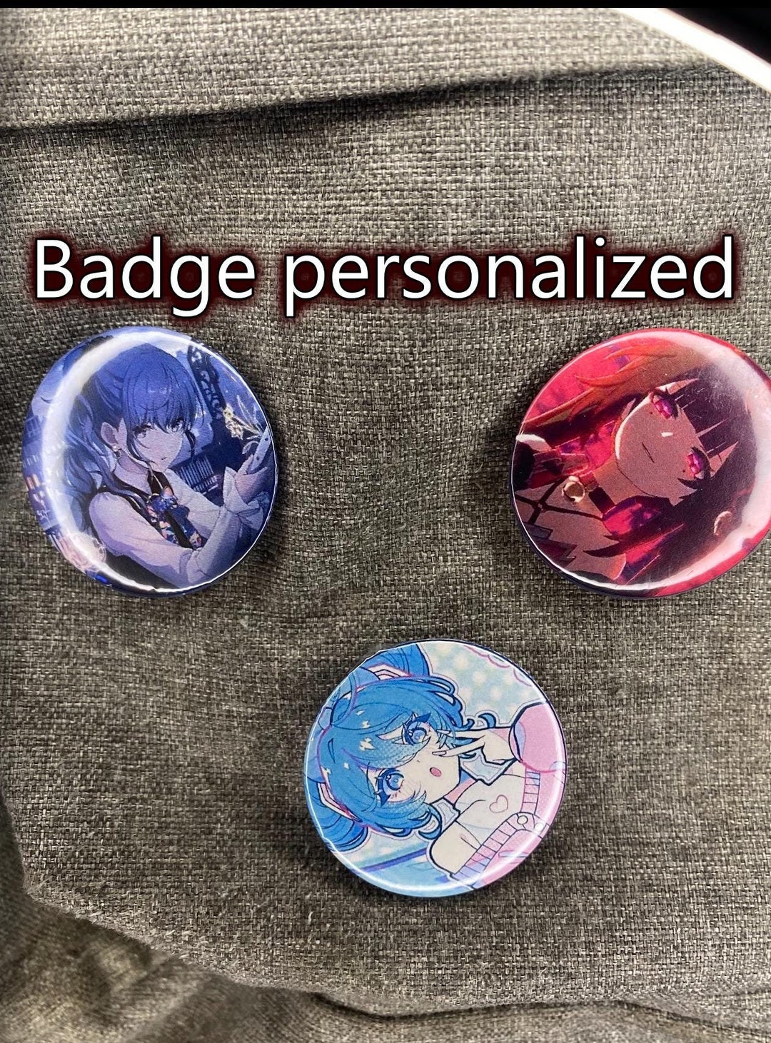 Badge Personalized With Your Photo - Etsy
