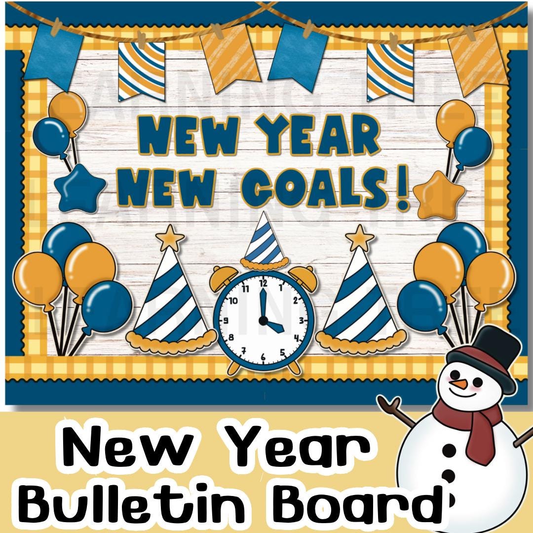 New Year Bulletin Board,goal Setting Classroom Decoration,back to ...