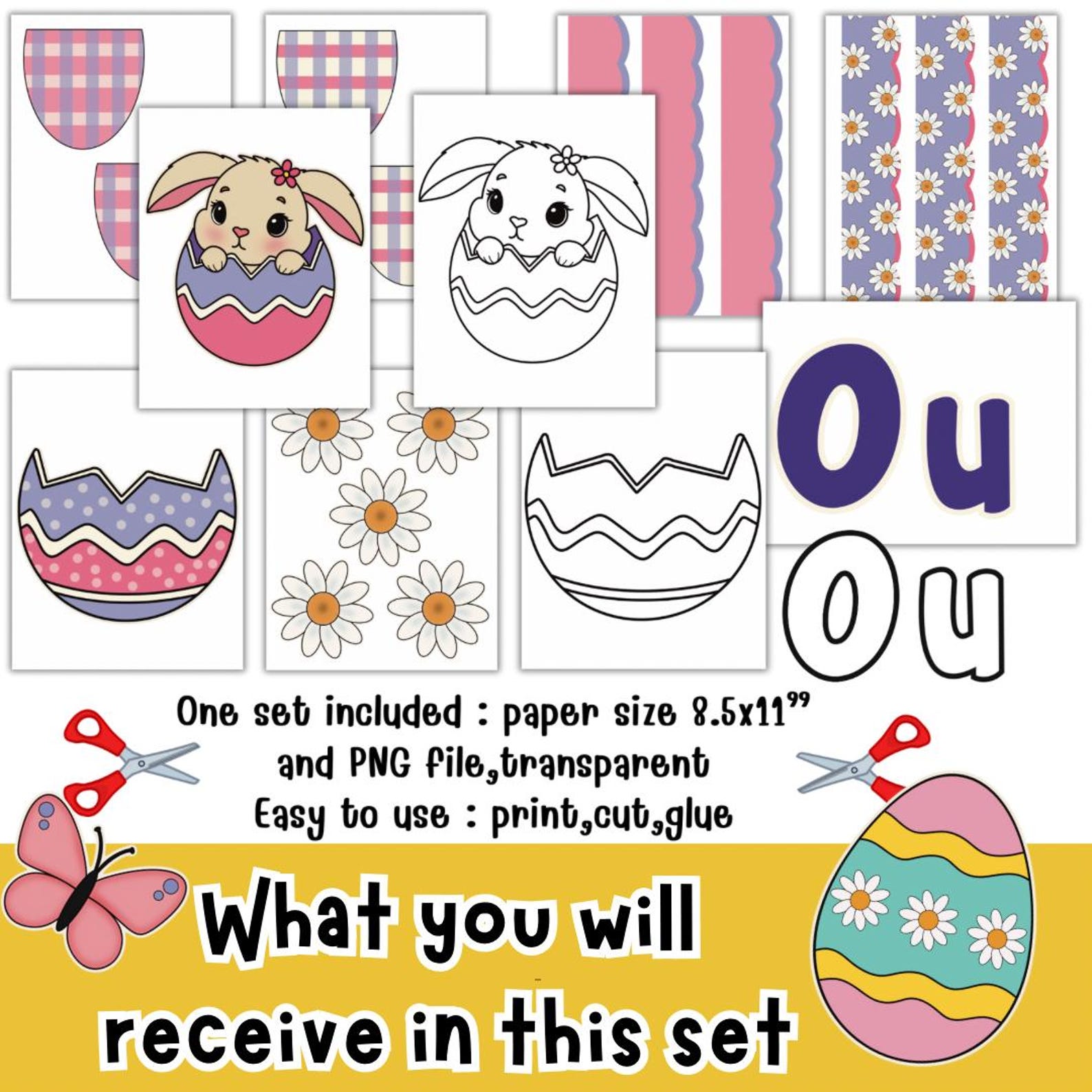 Easter Egg Theme Bulletin Board Spring Classroom Decoration,pastel ...