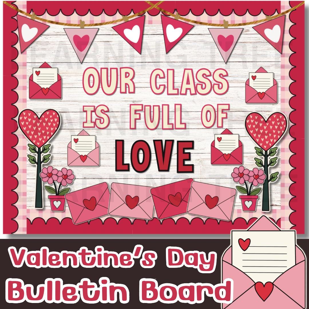 Valentines Day Classroom Decor,bulletin Board Kit,valentines Day ...