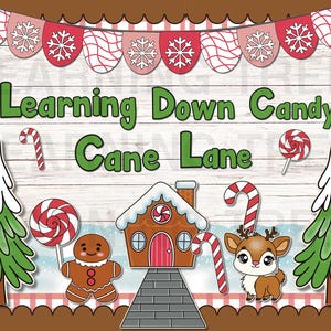 Sweet Success Bulletin Board,christmas Candy Theme,festive Holiday ...