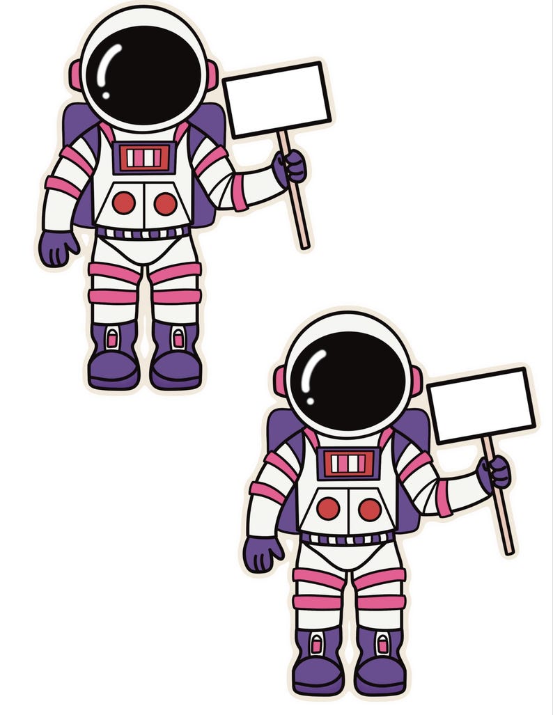 Astronaut Bulletin Board,valentine’s Day,outer Space Classroom Decor ...