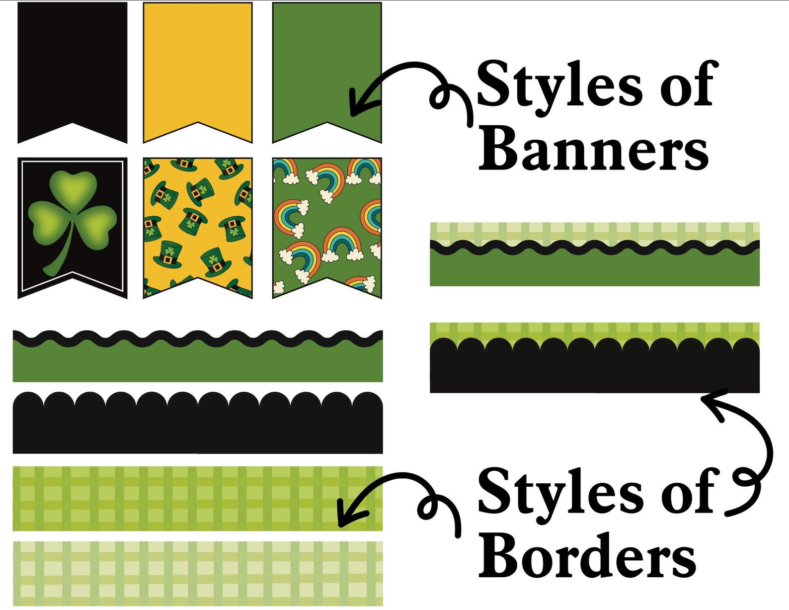St.patricks Day Bulletin Board,march Classroom Decor,lucky Pot of Gold ...