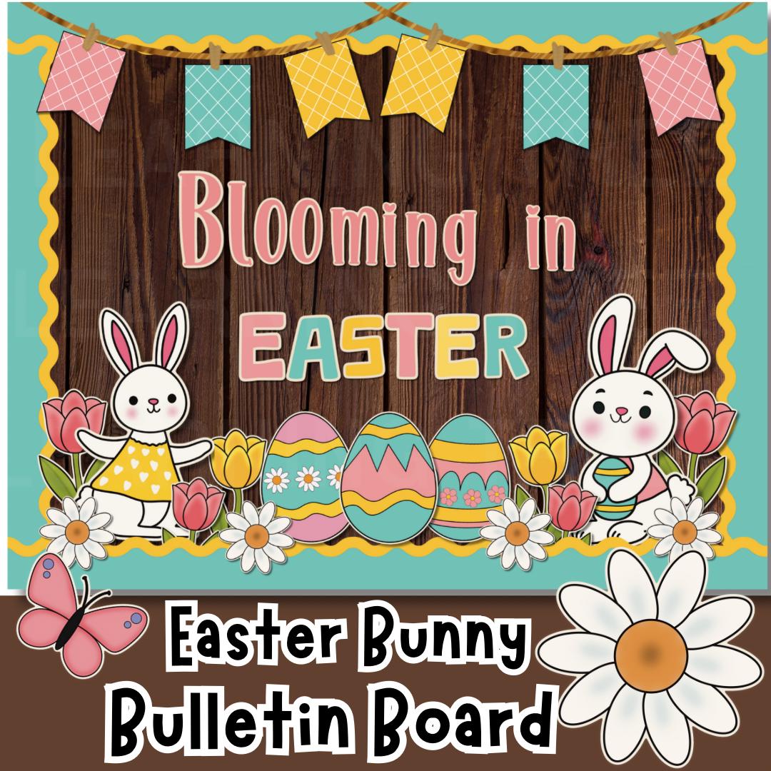 Spring Reading Bulletin Board,easter Classroom Decorations,hop Into ...