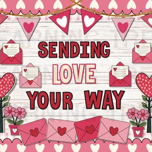 Valentine’s Day Classroom Decor,bulletin Board Kit,valentine’s Day ...
