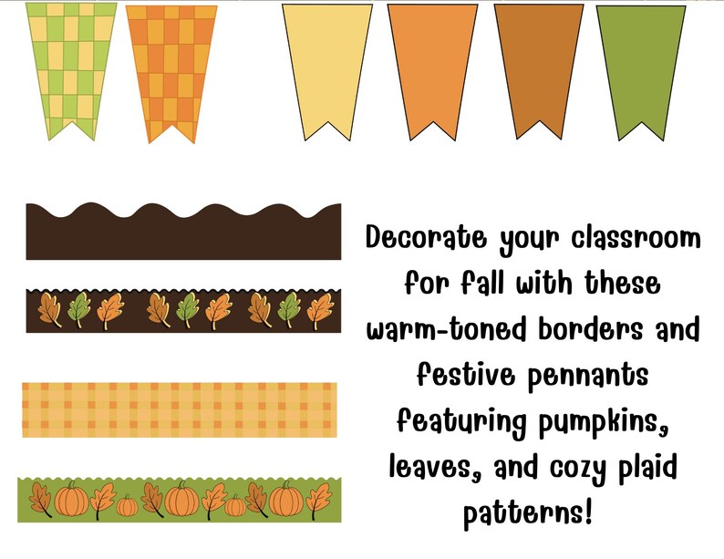 Fall Bulletin Board Kit: Harvest Farm Theme Classroom Decor (printable ...