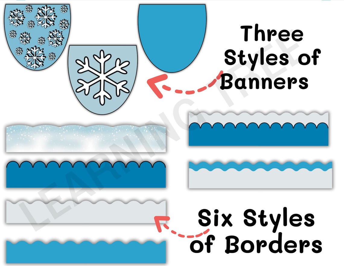 Winter Bulletin Board Printable,snowman Classroom Decor,christmas and ...