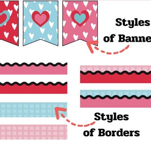 Valentine’s Day Bulletin Board,valentine Truck and Hearts,love Themed ...
