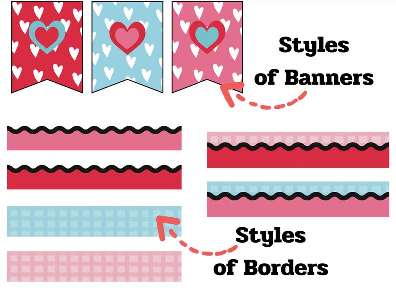 Valentines Day Bulletin Board,valentine Truck and Hearts,love Themed ...