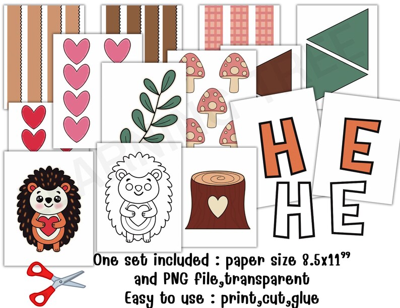 Hedgehog Bulletin Board,valentine’s Day Classroom Decor, Love and ...