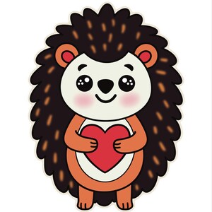 Hedgehog Bulletin Board,valentine’s Day Classroom Decor, Love and ...