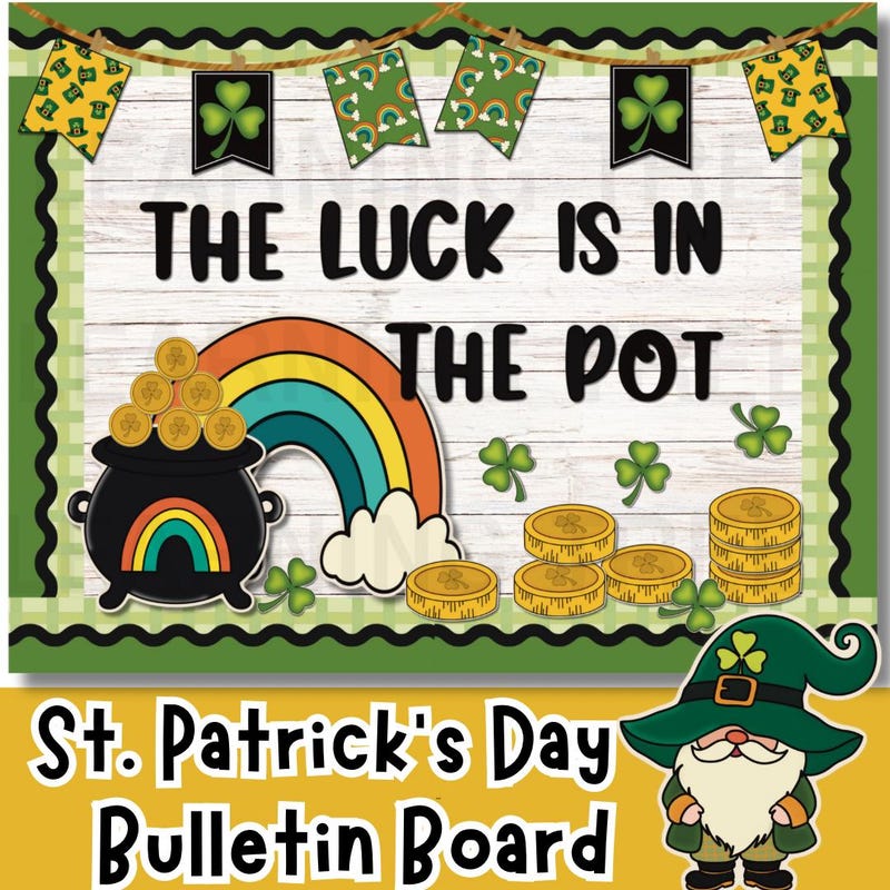 Pot of Gold Bulletin Board - Etsy