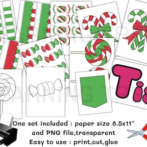 Candy Cane Lane Bulletin Board, Christmas Sweet Treats Classroom,door ...