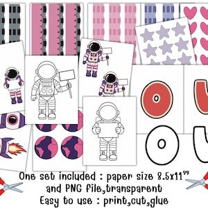 Astronaut Bulletin Board,valentine’s Day,outer Space Classroom Decor ...