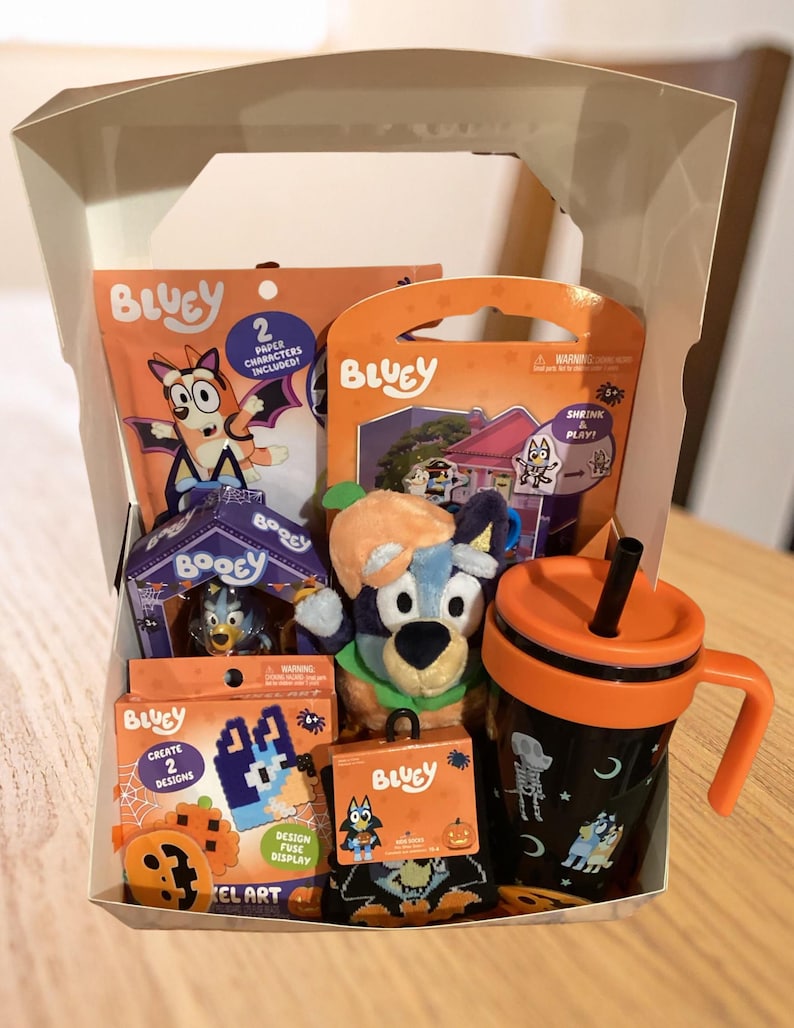 Disney Bluey Booey Halloween Boo Box | Candy-filled Tumbler, Plush ...