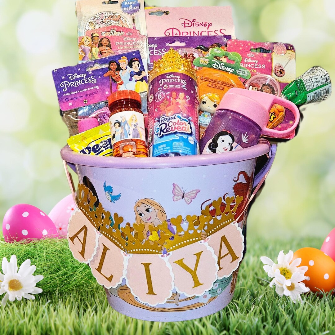 Disney Princess Easter Basket – Choose Tote Bag or Bucket Gift Set ...